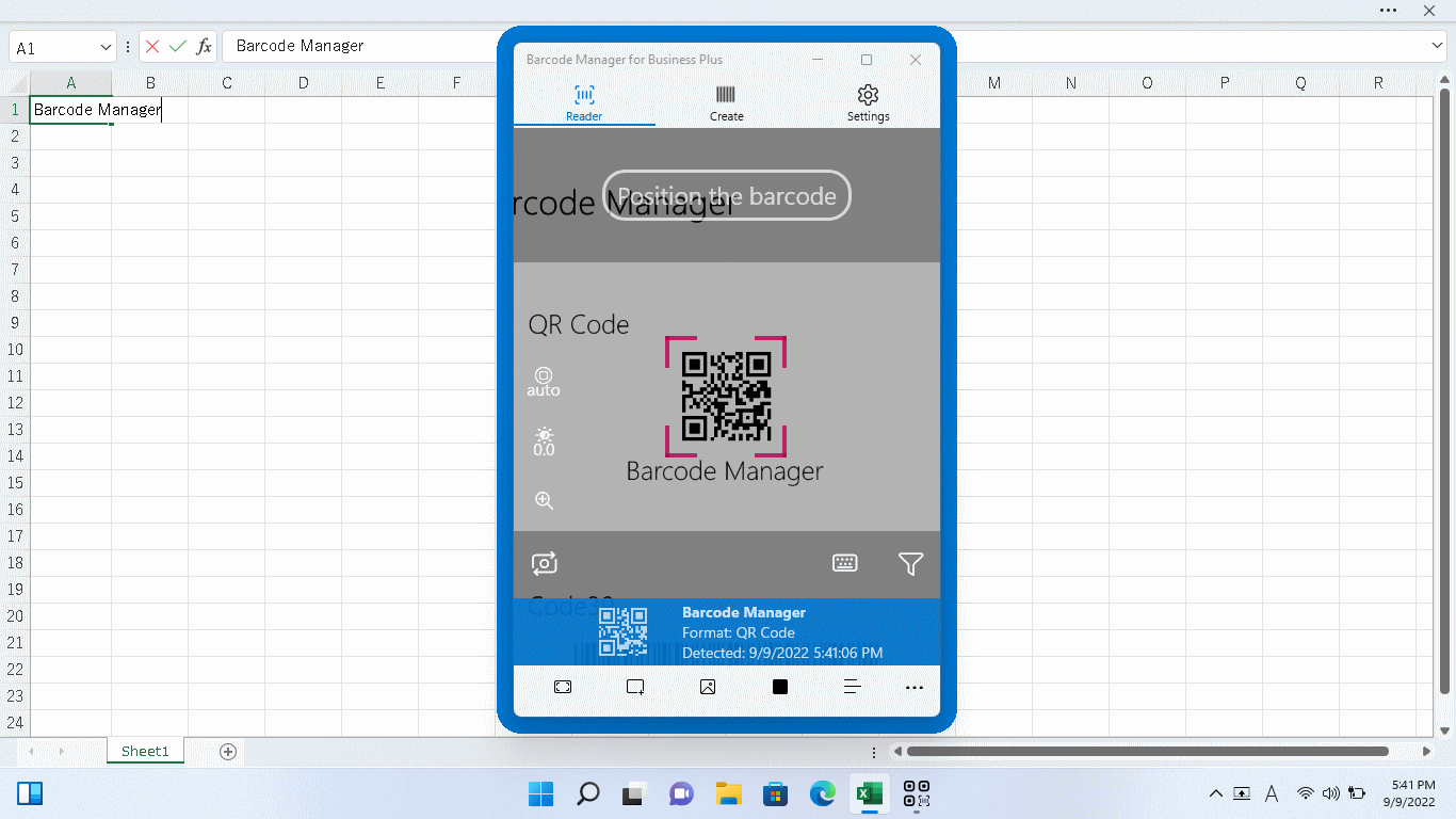 7.3 「バーコード マネージャー」をデスクトップの最前面に固定して利用する – Barcode Manager User Guide