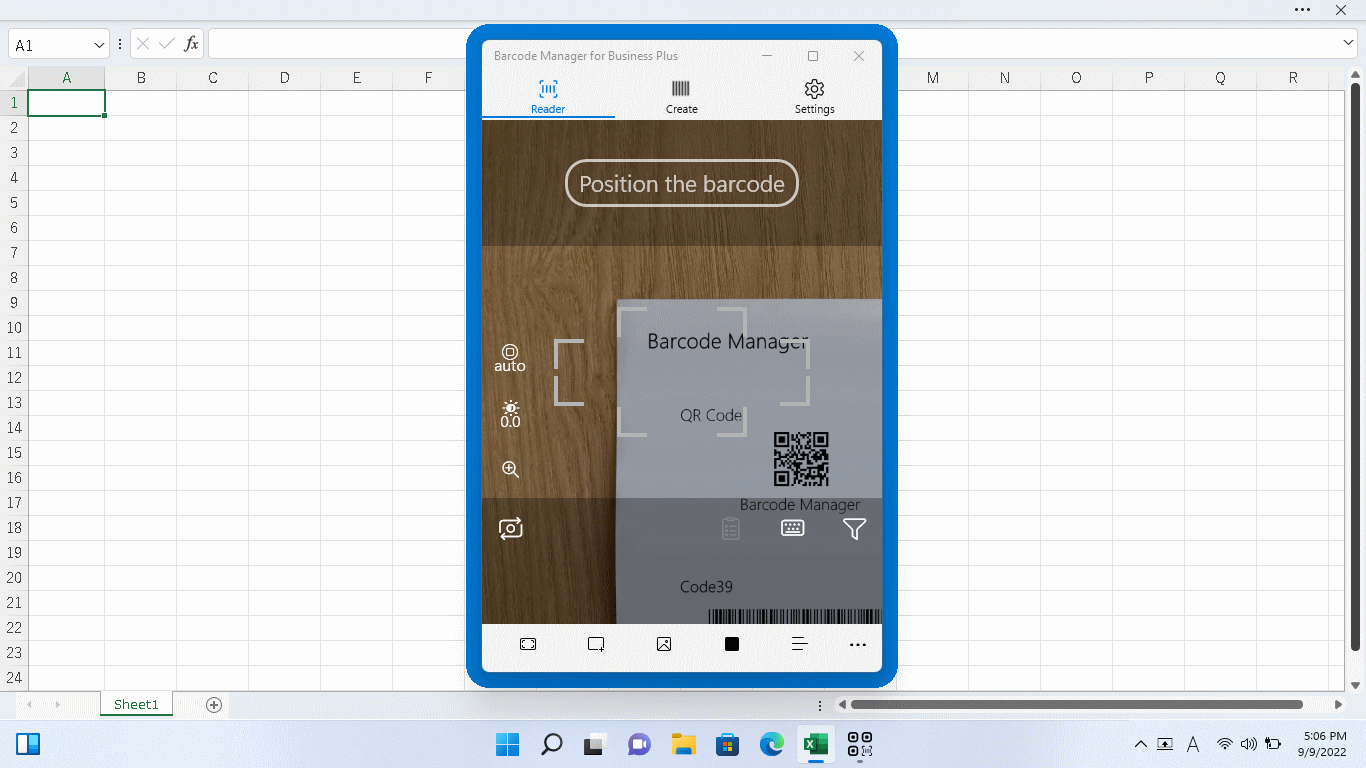 7.3 Fix the “Barcode Manager” to the forefront of your desktop. – Barcode Manager User Guide