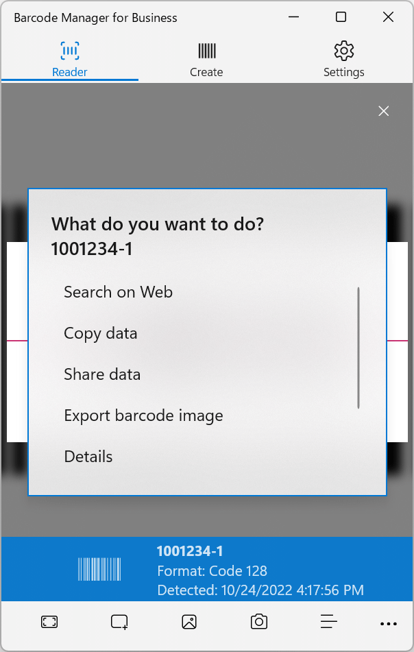 7.2 Input the read barcode data into an Microsoft Excel cell – Barcode Manager User Guide