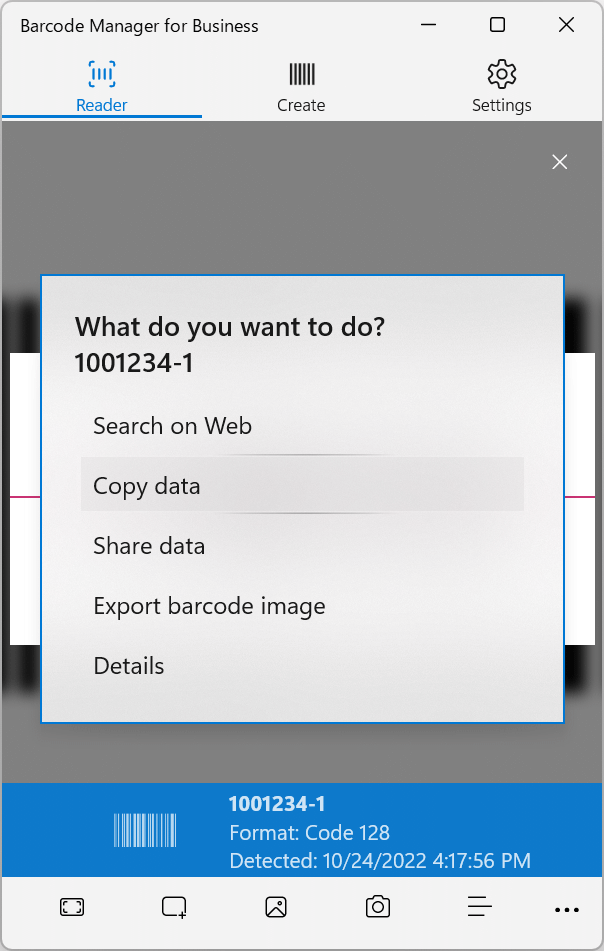 7.2 Input the read barcode data into an Microsoft Excel cell – Barcode ...